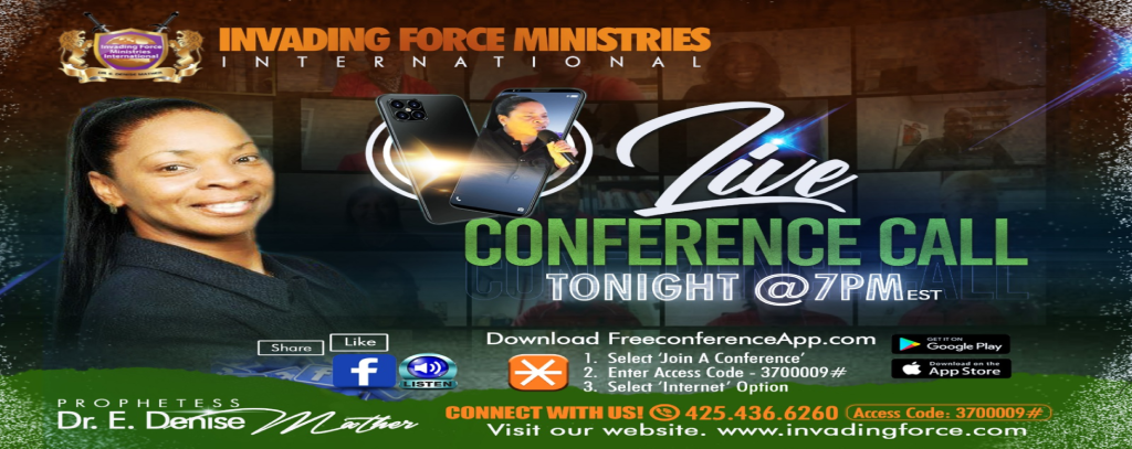 Invading Force Ministry Int'l – Home of Denise Mather Ministry